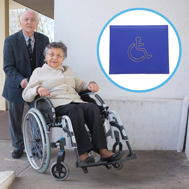 PORTA CERTIFICATI DISABILI Porta Carte di Credito Portatile Porta Biglietti EUR 9,08 - PicClick IT