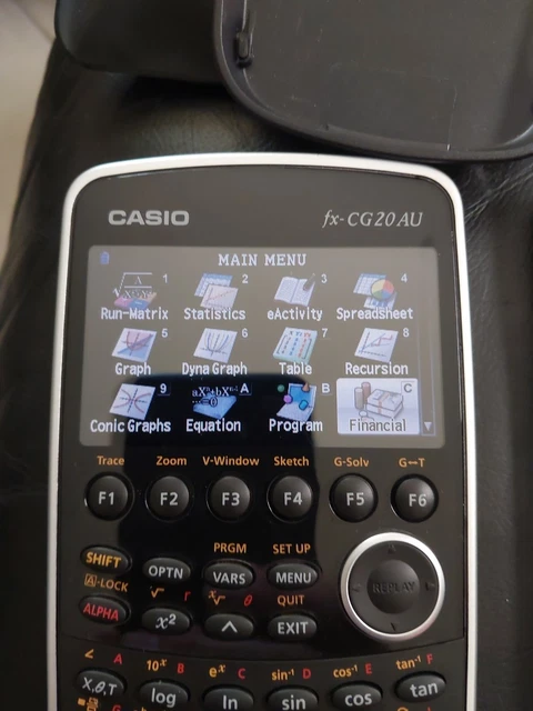 CASIO FX-CG50AU & FX-CG20AU Graphic Calculator Working Sold Together ...