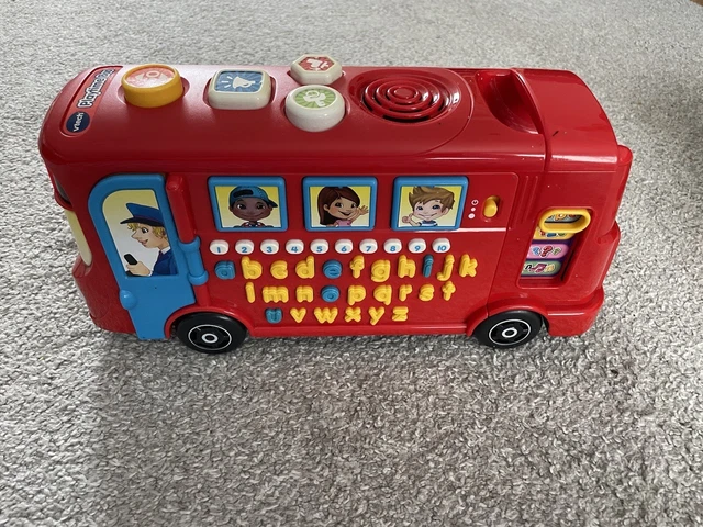 VTECH PLAYTIME BUS With Sounds, Rhymes & Phonics Educational Kids Toy £ ...