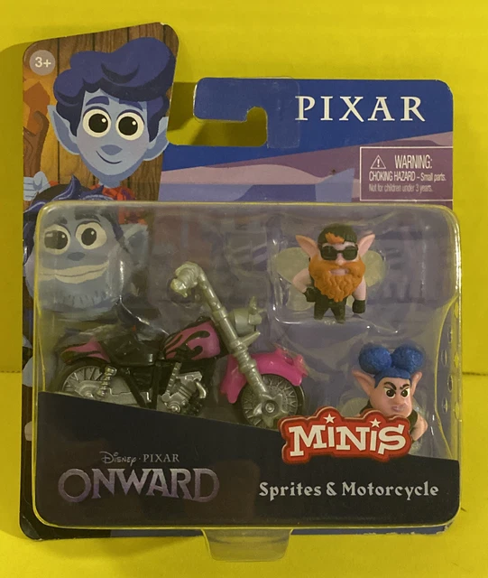 DISNEY / PIXAR Onward Minis Sprites & Motorcycle Figure Toy £6.54 ...