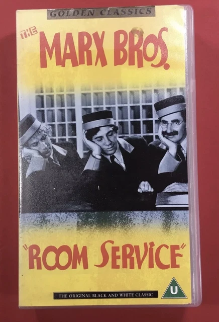 THE MARX BROTHERS In Room Service, VHS Video, Cert U, Comedy Video £4. ...