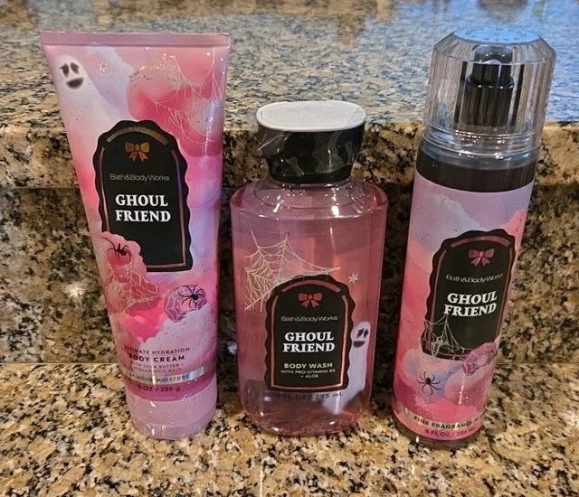BATH & BODY Works GHOUL FRIEND Mist, Body Cream & Body Wash 3 Piece Set ...