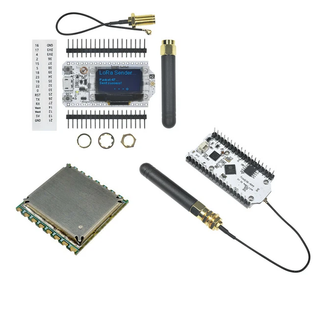 ESP32 OLED LORA IOT SX1276 Wifi Bluetooth Development Board Transceiver ...