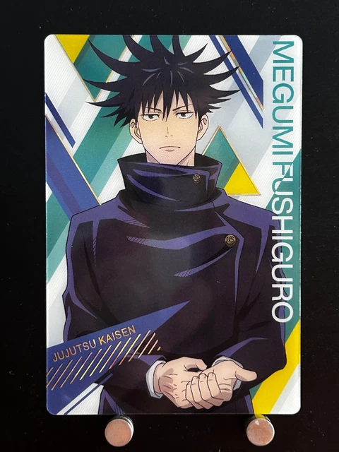 MEGUMI FUSHIGURO JUJUTSU Kaisen Plastic Card BANDAI 2-24 SP Anime Manga ...