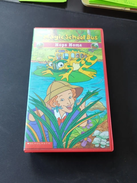 THE MAGIC SCHOOL Bus Hops Home VHS Vintage Scholastic 1995 VTG Tested £ ...