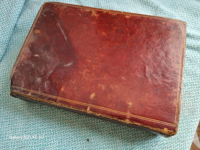 1609 - BIBLIA Sacra - Maroquin - Nombreuses Gravures - Quarto EUR 299 ...