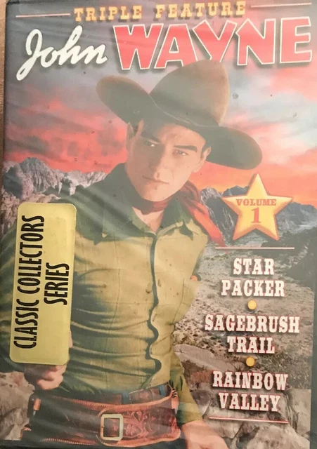 JOHN WAYNE - Triple Feature DVD Star Packer, Sage Bush Trail, Rainbow ...