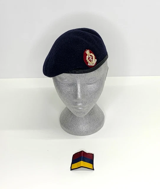 ROYAL ARMY MEDICAL Corps Beret, Badge & LZ Patch. Size 56cm. RAMC. £17. ...