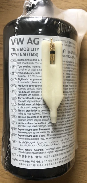 GENUINE VW AUDI Skoda AG TMS Tyre Mobility System Sealant 450ML Exp 02/ ...