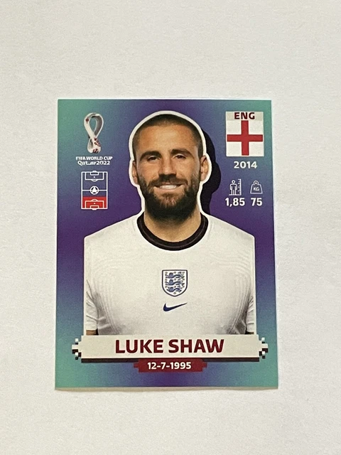 PANINI WORLD CUP Qatar 2022 Luke Shaw Sticker No Eng 8 £1.45 - PicClick UK