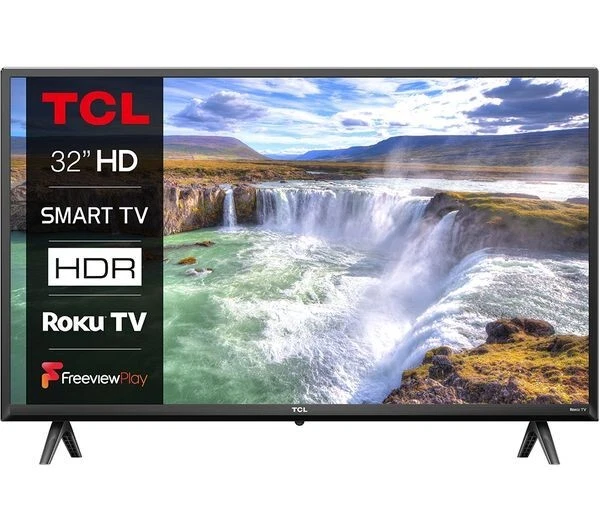 TCL 32RS530K ROKU TV 32" Smart HD Ready LED TV HDR10 2 X HDMI USB ...