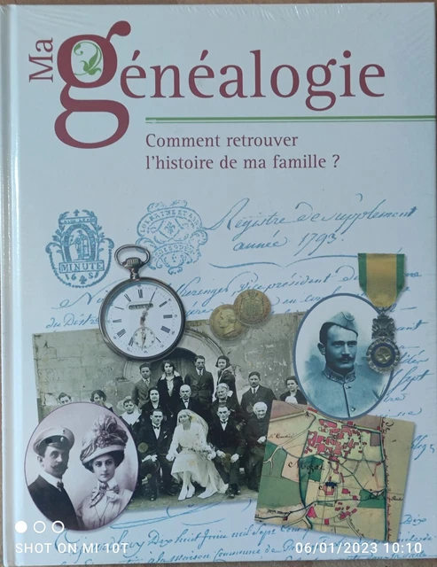 MA GÉNÉALOGIE - comment retrouver l'histoire de ma famille - arbre généalogique EUR 14,90 ...