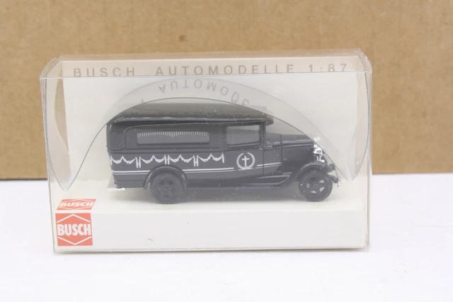 BUSCH HO SCALE Ford Model AA Hearse Truck NOS 47701 EUR 11,89 - PicClick DE