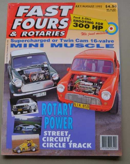 FAST FOURS & Rotaries magazine, Jul-Aug 1992 - R100, RX2, RX3, Escort ...