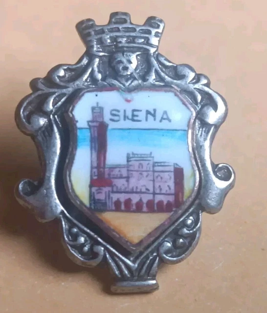 SPILLA PINS DISTINTIVO Stemma Simbolo Badge Logo Crest Turismo Siena ...