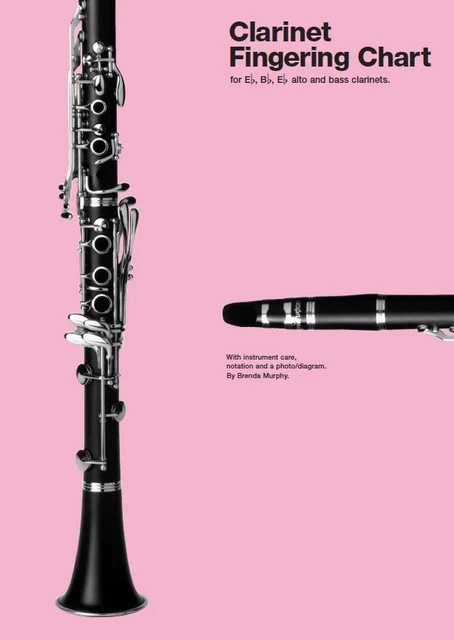 CLARINET FINGERING CHART | For Eb, Bb, Eb Alto and Bass Clarinets ...