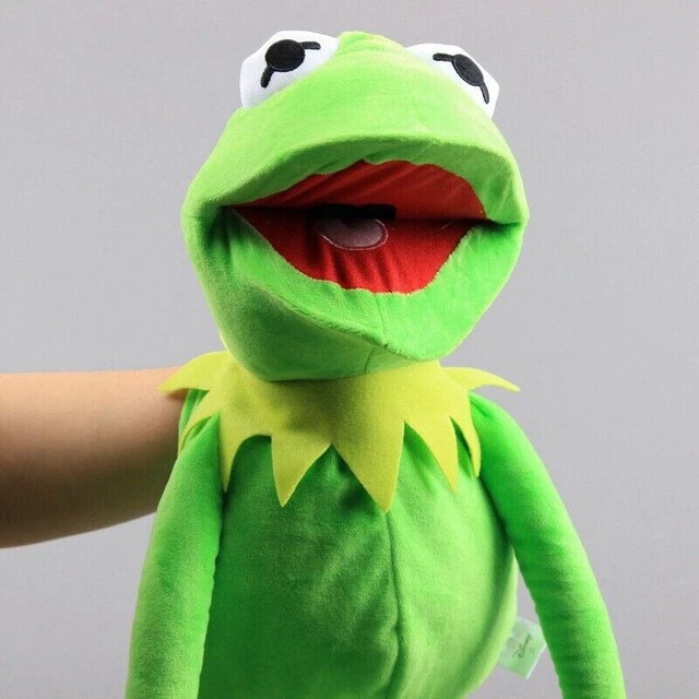 60CM KERMIT THE Frog Hand Puppet Full Body Muppet Sesame Street Plush ...