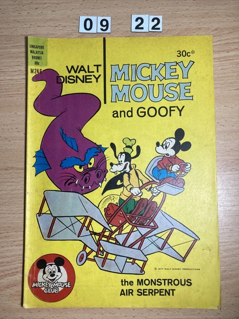 WALT DISNEY COMIC M246 From 1977. Mickey Mouse & Goofy. Australian ...