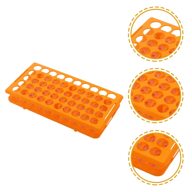 TEST TUBE RACK Holder Storage Shelf Tubes Laboratory Glass Centrifuge £ ...