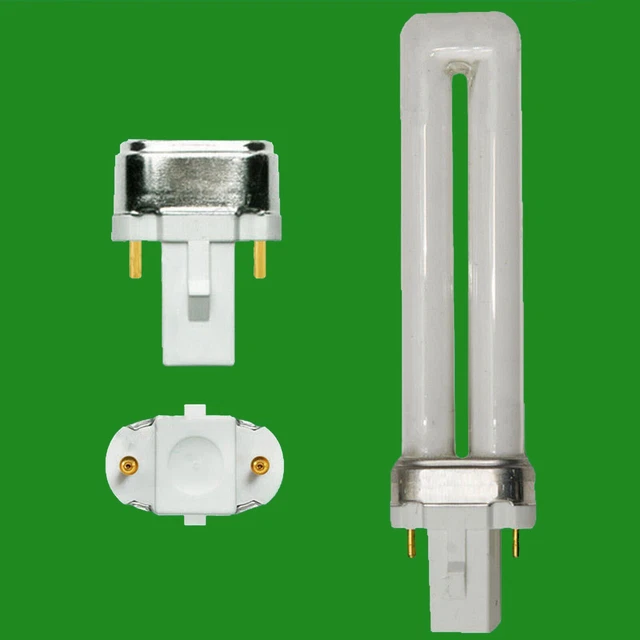 4X 9W G23 2 pin Low Energy CFL PL-S PLS Stick Light Bulb 4000K Cool ...