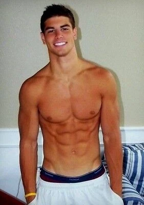 SHIRTLESS MALE BEEFCAKE Muscular Sports Jock Gym Workout Inspire PHOTO ...