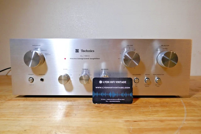 AMPLIFICATEUR TECHNICS STEREO Integrated Amplifier Su-7200 / Vintage ...