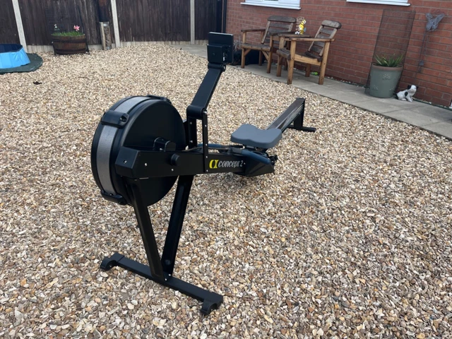 CONCEPT2 MODEL D Indoor Rower with PM5, Black, Used, Good Condition. £ ...