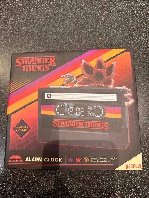 STRANGER THINGS DEMOGORGON Cassette Tape Digital Alarm Clock Retro 80s ...