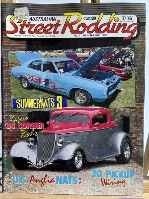 GRAFFITI AUSTRALIAN STREET Rodding Magazine No.71 March/April 1990 In ...