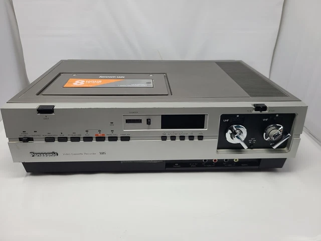 PANASONIC OMNIVISION TOP Loader VHS VCR Model PV 1265 Tested PLEASE ...