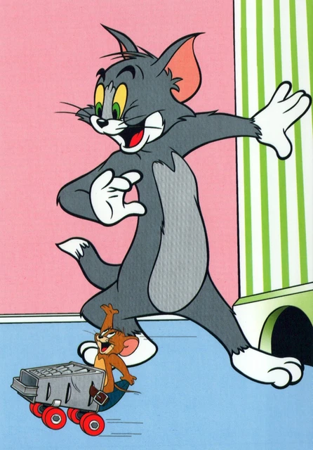 Tom And Jerry Cartoon Cat And Mouse Unp 4x6 Postcard £401 Picclick Uk