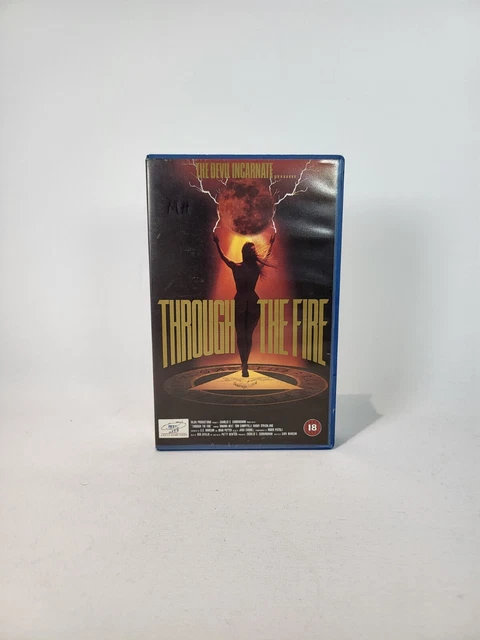 THROUGH THE FIRE Vhs Horror Big Box Video Cassette Tape Movie Film ...