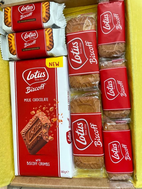 LOTUS BISCOFF CHOCOLATE Bar Biscoff Crumbs Rare Biscuit Xl Gift Box ...