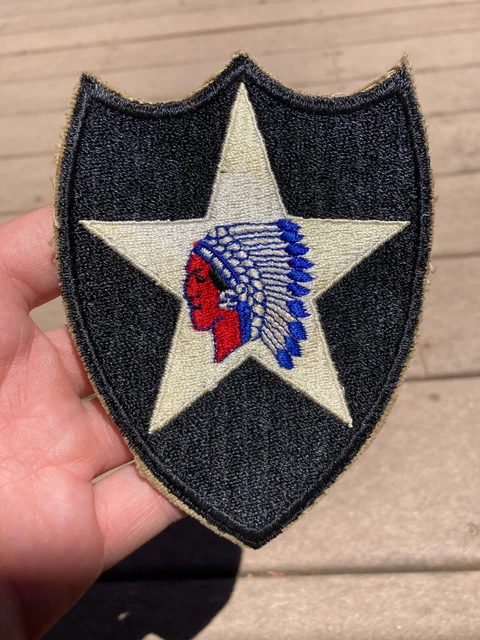 WW2 US ARMY Military 2nd Infantry Division patch Shoulder Patch ...