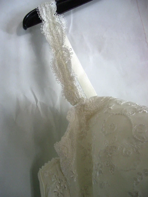 NEU ULLA DESSOUS atemberaubende Mieder Straps Corsage Spitze 80 G ivory ...