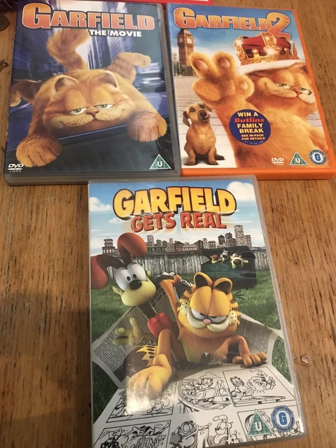 3X GARFIELD MOVIES , Out Of The Box £3.99 - PicClick UK
