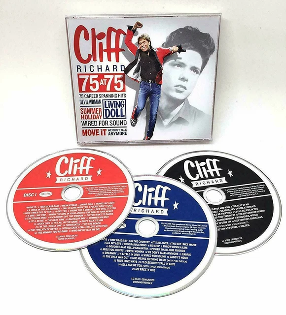 CLIFF RICHARD - 75 at 75 3CD Box Set £3.99 - PicClick UK