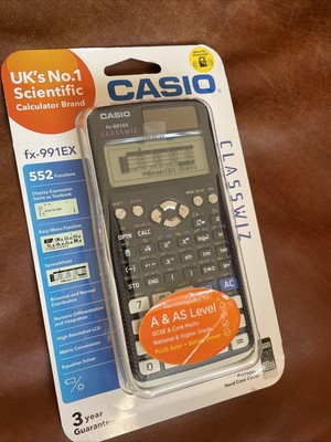 CASIO FX-991EX SCIENTIFIC Calculator For A & AS Level Plus CSE & Core ...