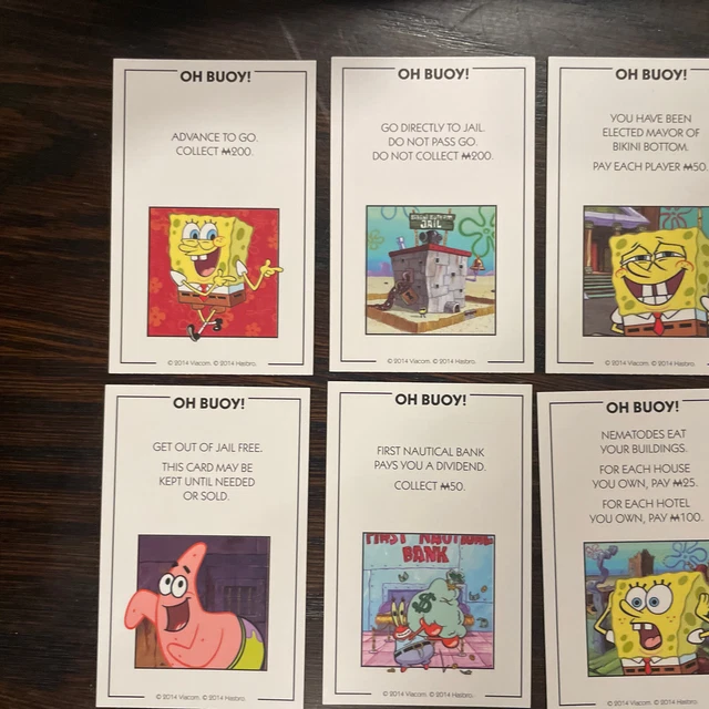 SPONGEBOB SQUAREPANTS MONOPOLY Edition Replacement Treasure OH Buoy ...