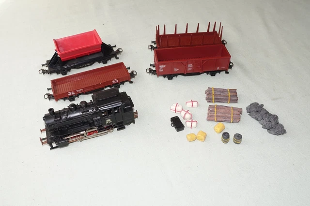 MARKLIN HO SCALE 3-Rail Db 89 006 Tank Loco (Runs) Plus Marklin Wagons ...