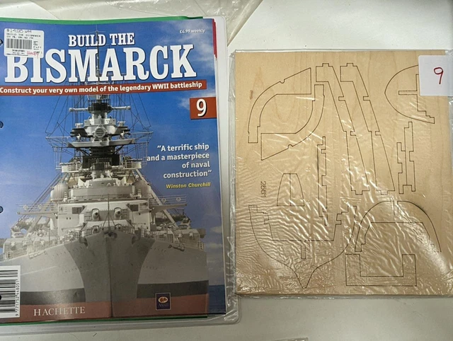 HACHETTE PARTWORKS- Build the Battleship Bismarck Part 9 - £17.09 ...