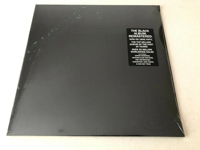 METALLICA : METALLICA ( Black Album) 2 LP, 180 Grammes Vinyle EUR 46,49 ...