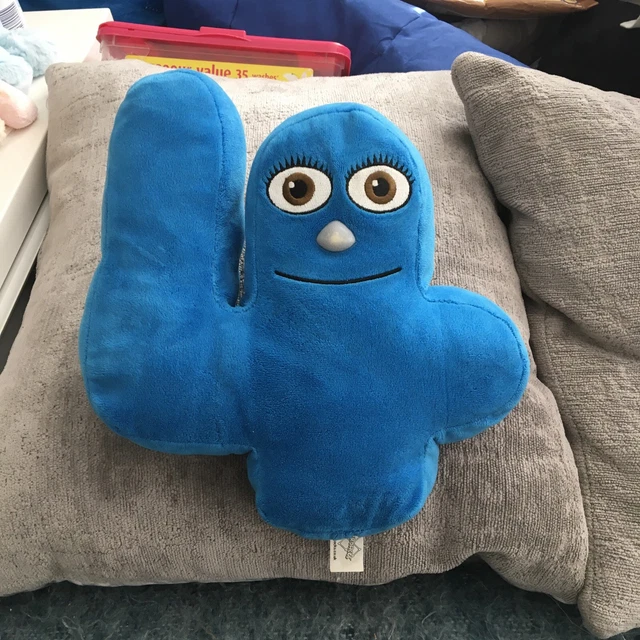 CBEEBIES GENUINE NUMBER Jacks Numberjacks Four 4 Soft Plush Toy Blue 6 ...