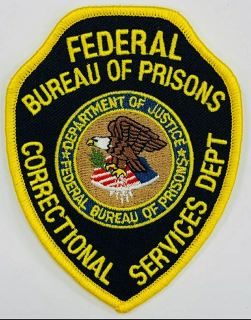 BOP FEDERAL BUREAU Of Prisons Correctional Services Dept Patch $7.99 ...