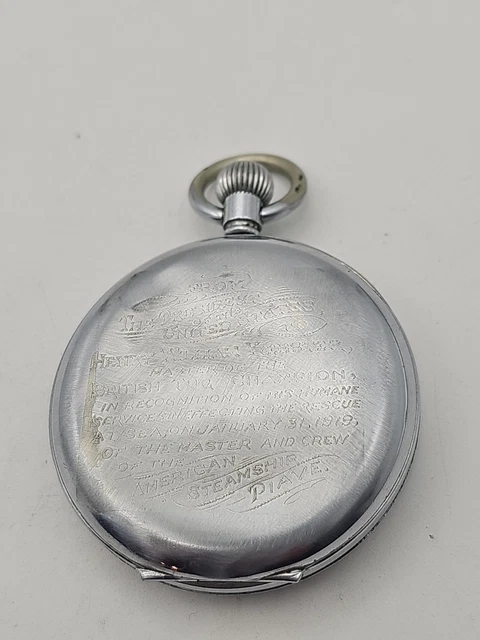POCKET WATCH 1919 from Woodrow Wilson, the 28th President of the United ...