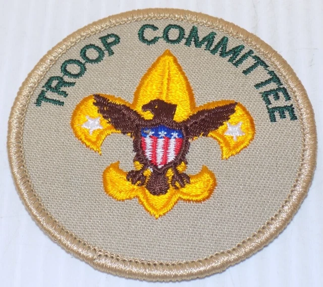 BSA BOY SCOUTS Of America Troop Committee Patch 3" NOS £4.69 - PicClick UK