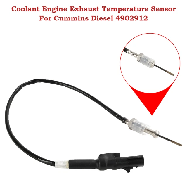 COOLANT ENGINE EXHAUST Temperature Sensor pour Cummins Diesel 4902912 ...
