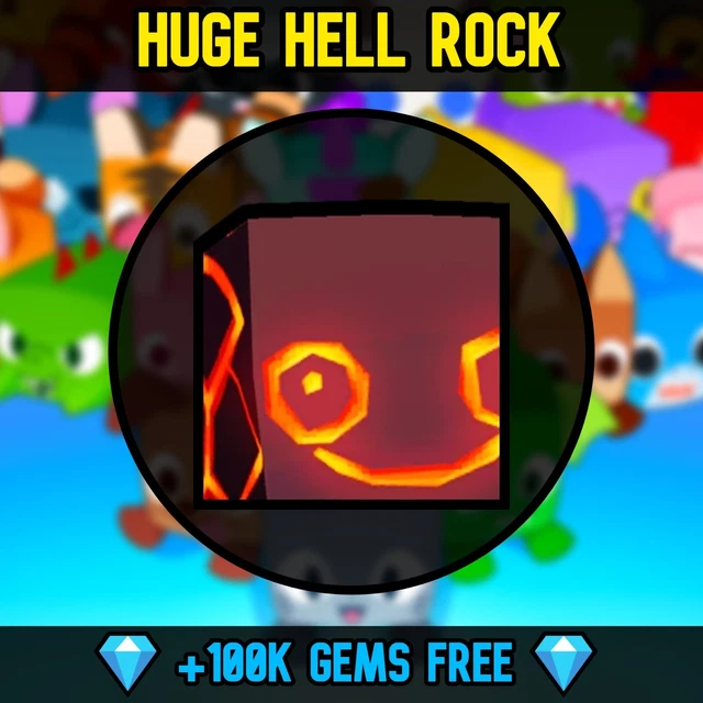 PET SIMULATOR 99 - Huge Hell Rock + FREE 500K GEMS💎 - Pet Sim 99 - PS99 ...