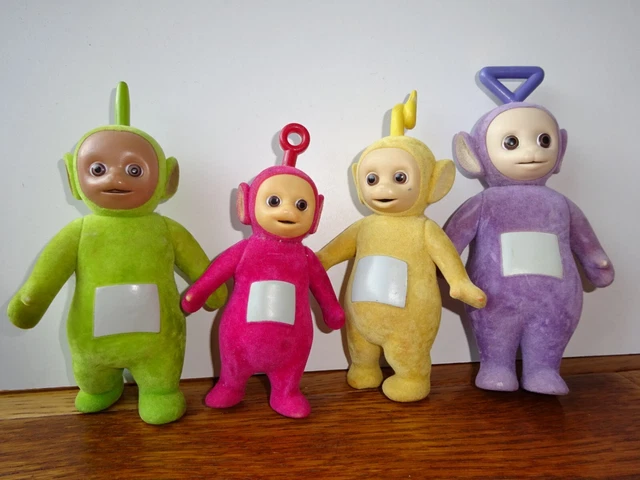TELETUBBIES TINKY WINKY Dispy Po Laa Laa Toy Figures Golden Bear ...