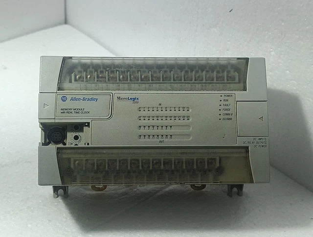 ALLEN BRADLEY 1762-L40BXB Micrologix 1200 Controller Modulo Ser C - USATO EUR 285,26 - PicClick IT